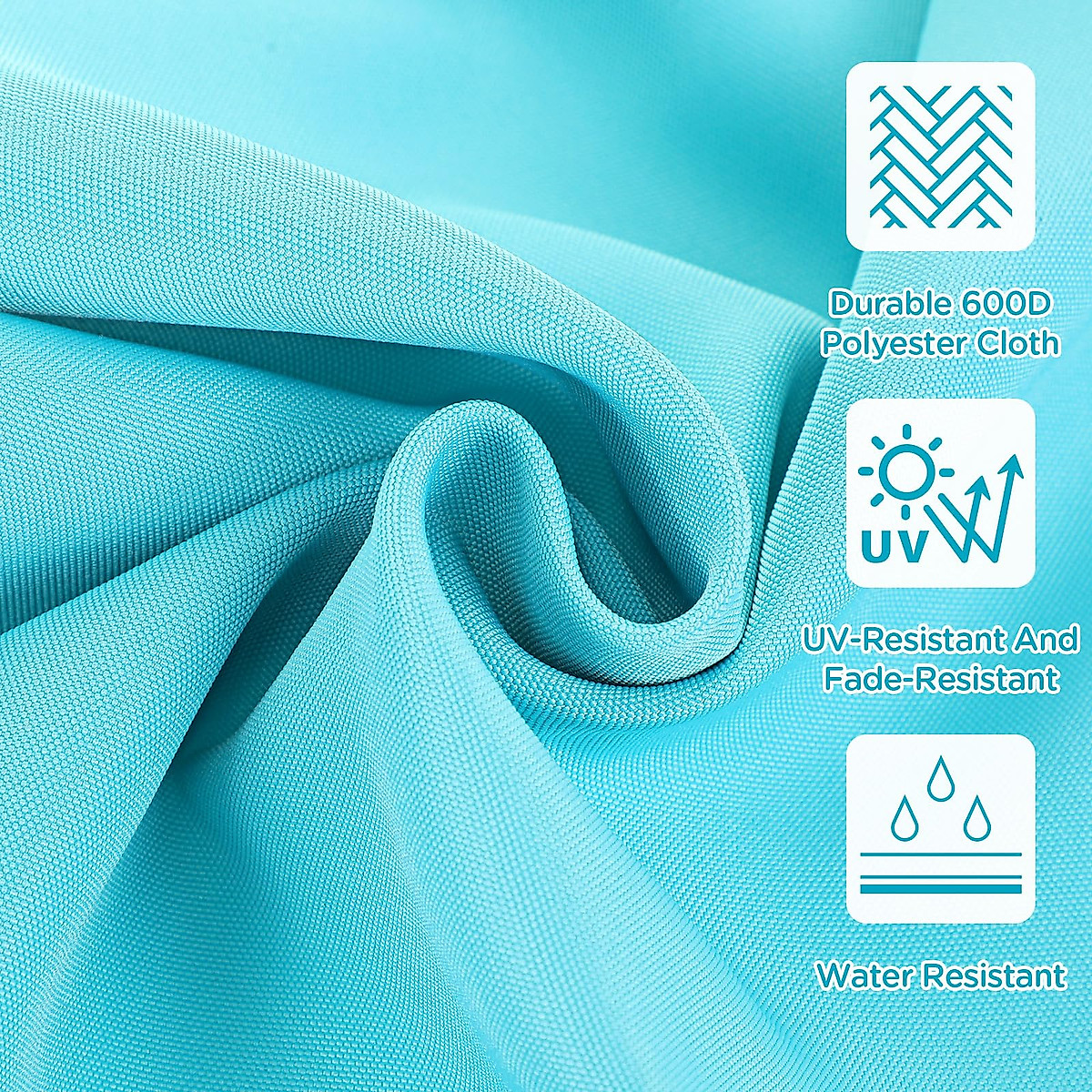 Geetery 5 Pcs Outdoor Cushion Covers Outdoor Patio Cushions Pillow Replacement Covers for Seat and Back Outdoor Cushion Slipcovers for Sectional Rattan Sofa Patio Furniture Cushion Covers for Couch