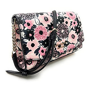 Kate Spade Staci small flap crossbody bag (Pink multi)