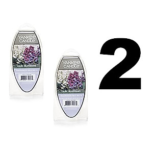Yankee Candle Lilac Blossoms Fragranced Wax Melts 2 Units (NET WT 2.6 OZ | 75g Each)