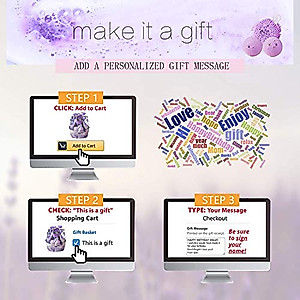 Relaxing Bath Gift Set for Women - Lavender and Rosemary Aromatherapy Basket at Home Spa Kit – Mothers day Birthday Holiday Gift Ideas for Mom - 13 Pack with Bubble Bath Bombs Show Gel Body Lotion