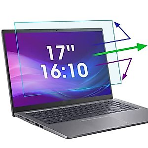2 Pack 17 Inch Anti Blue Light Screen Protector for Dell XPS 17/Dell Precision 17", Reduce Eye Strain Anti Glare Blue Light Blocking Screen Protector for 17’’ with 16:10 Resolution Laptop