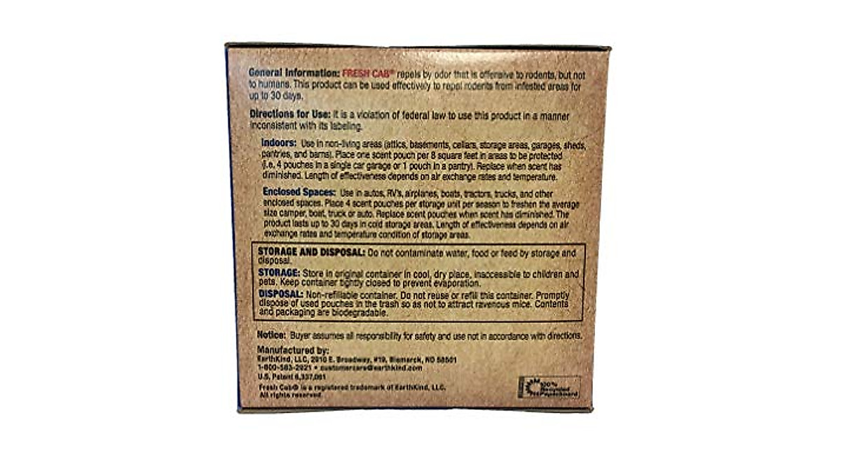 Fresh Cab Rodent Repellent - Natural Pest Control
