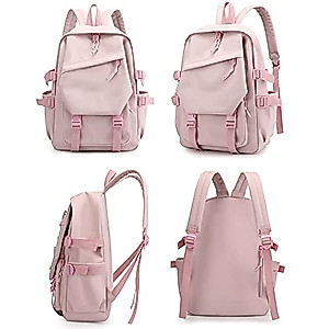 Anya Forger Backpack Cosplay Anya Forger School Bag Shoulder Bag Travel Bag for Adults(Black，A)