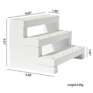 Wood Cakesicle Stand Display - Cake Pop Stand Display Riser - 3 Tier Wood Lollipop Holder, for Dessert Table of Wedding Shower Birthday Parties