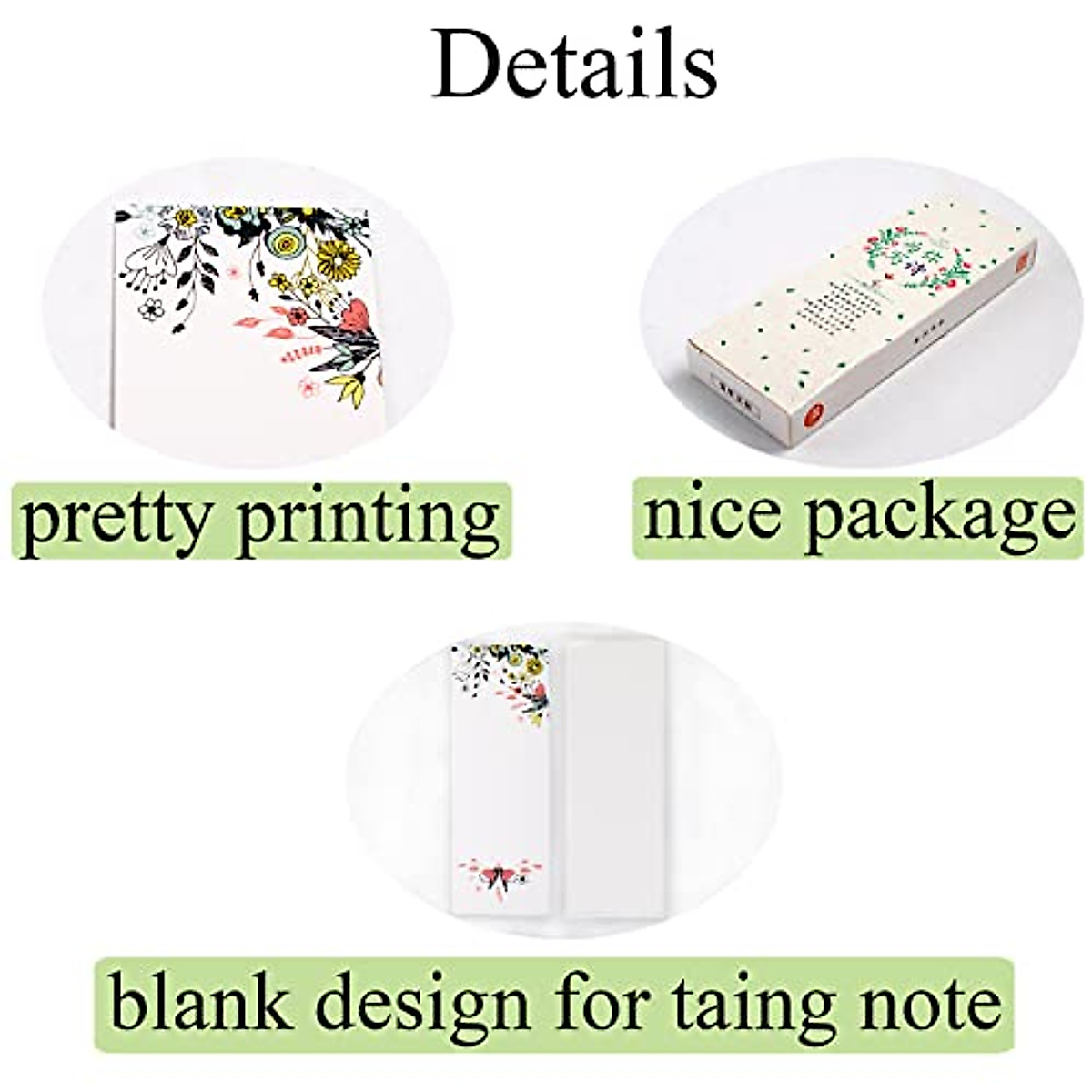 30 PCS Blank Bookmarks with Different Flower Printing for Book Lovers Women Adult Craft Kraft Rectangle Card with “Write Poetry for You” Exquisite Blank DIY Cards Flowers Cards 1.88 x 5.51 inches