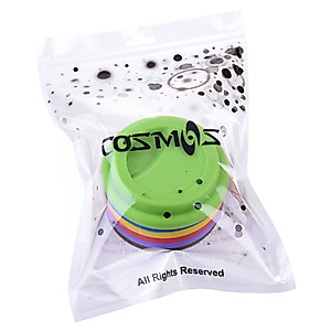 COSMOS Pack of 6 Anti-Dust Spill Proof Soft Silicone Replacement Coffee Mug Lids Cover, Cup Lid Cover