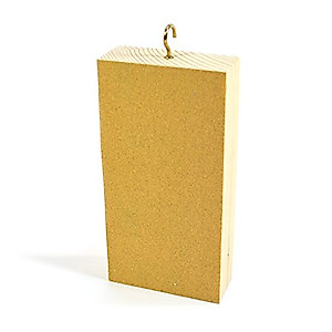 Wooden Friction Block Set - Wood, Sandpaper and Felt Surfaces - Measure 6 x 3 x 1.25" Each -Made in The USA