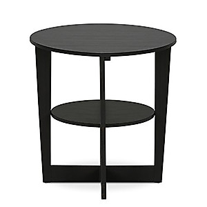 Furinno JAYA End Table, One, Walnut