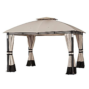Garden Winds Replacement Canopy Top Cover Compatible with The Crestfield 11X13 Gazebo - RipLock 350
