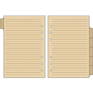 Rite in the Rain 2024 Dated Weekly Loose Leaf Calendar Set, 5” x 7”, Tan Sheets, 365 Days (No. PL2024W)