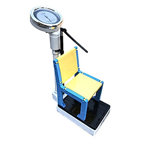 Bathroom Mechanical Scale Professional Height and Weight Scale Oversized Dial, A Health Detector with A Chair