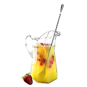 Mixing Spoon Stainless Steel Set of 2 Professional Cocktail Bar Tool (12 Inches) Japanese Style Teardrop End Design