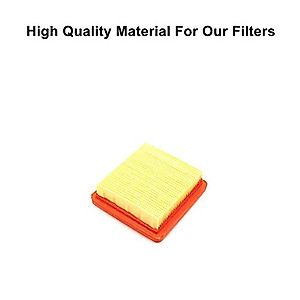 MOWFILL 5 Pack 4180 141 0300 Air Filter Replace for Stihl 4180-141-0300 41801410300 Compatible with STHIL KM91R KM131 FS89 FS91 FS111 FS131 FS311 FC96 String Trimmer Brushcutter Air Cleaner Element