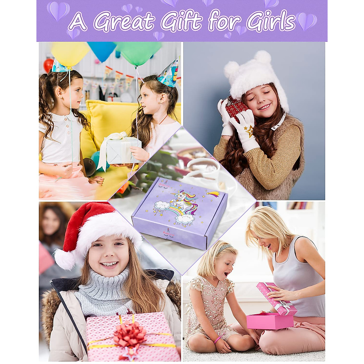 Anicco Jewelry Making Kit for Girls Age 8-12, with Pendant Charms, Bracelets and Necklace for DIY Crafts and Gifts