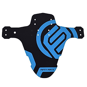 FIFTY-FIFTY Mountain Bike Fender, MTB Mudguard, Front and Rear Compatible, Fits 26", 27.5", 29", Plus Size and Fat Bike Wheel Sizes(Blue)