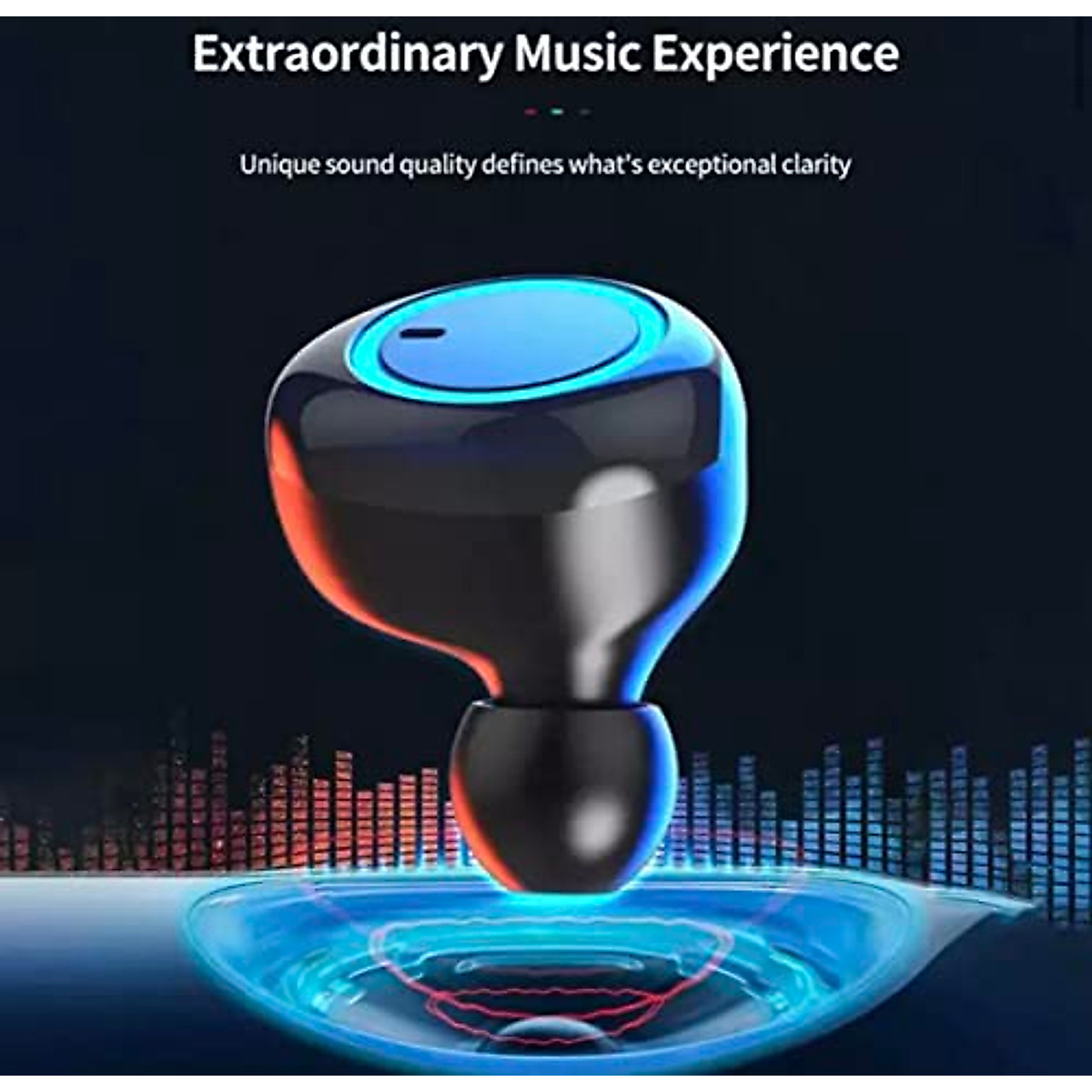 NeoPulse Pro Bluetooth Wireless Earphones | Waterproof Noise Cancellation Sweat Proof Wireless Earbuds | Pro Bluetooth Wireless Noise Cancelling Earphones (Black)