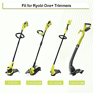 GreatBuddy 3-Pack Weed Wacker String Replacement Compatible with Ryobi 18v, 24v, and 40v Cordless Trimmers Refill，Parts#AC80RL3