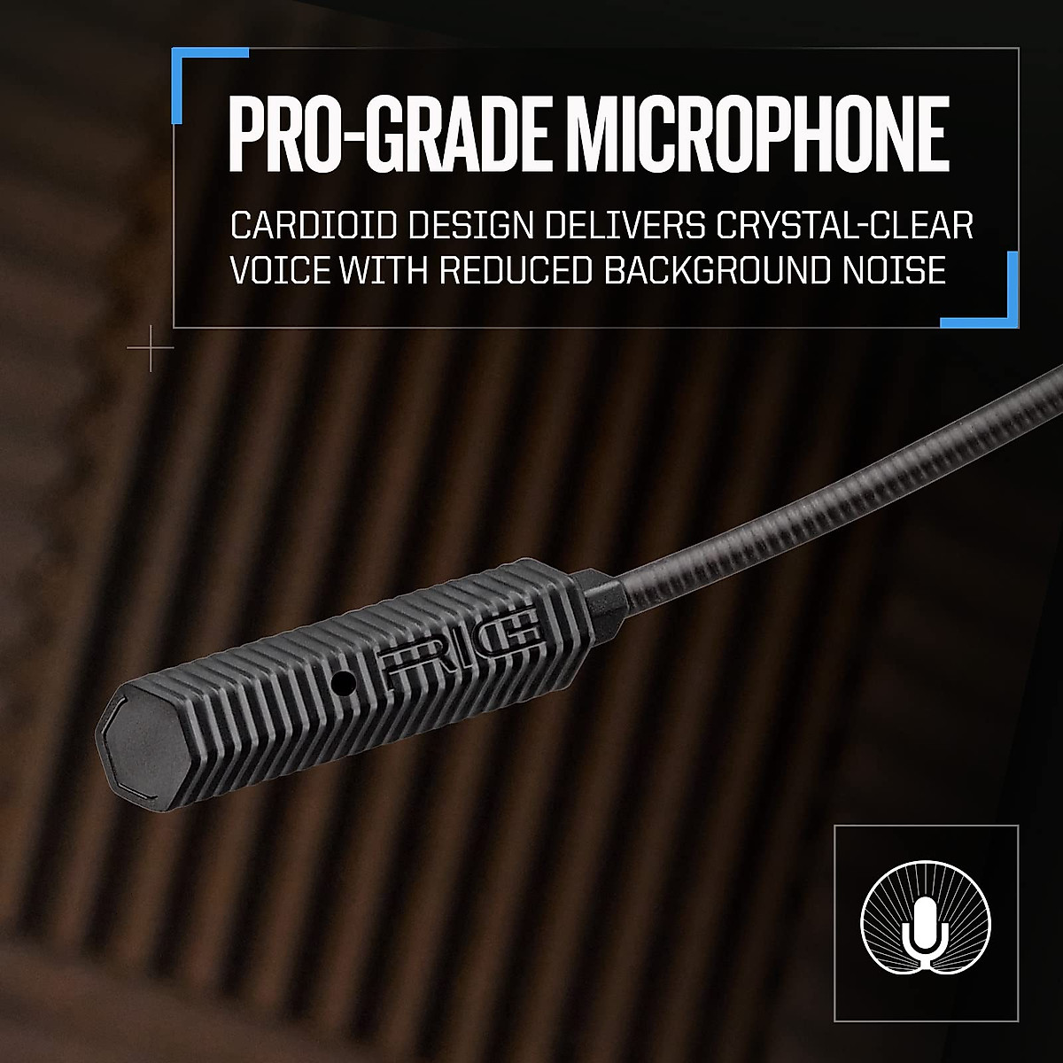 RIG 500 PRO HS Officially Licensed PlayStation Competition-Grade Headset with RIG Audio Dial for PS4, PS5, PC - 50mm Speaker Drivers - Flip to Mute Noise Canceling Mic