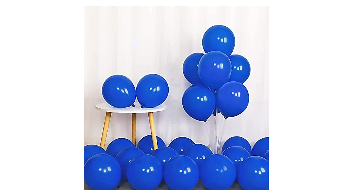 Royal Blue Balloons 100 Pack for All Occasions