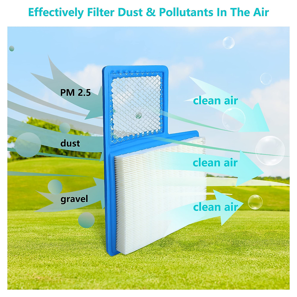 10L0L Golf Cart Tune Up Kit with Starter Generator Belt & Drive Belt for Yamaha 1996-up G16 G19 G22 & 2012-up G29 Gas Model W/ 4 Cycle 301cc 357cc Engine Air Filter Pre Filter Fuel Filter Spark Plug