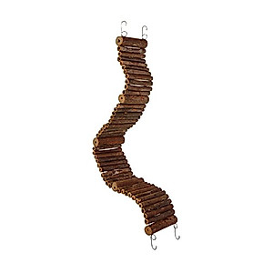Prevue Pet Toy NAT Wonder Walk Bird Ladder, Large (62809),Brown