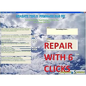 FW-FXR Firmware Bug Fix Repair Complete Tool kit Compatible for Seagate Barracuda & Maxtor USB, CSGR