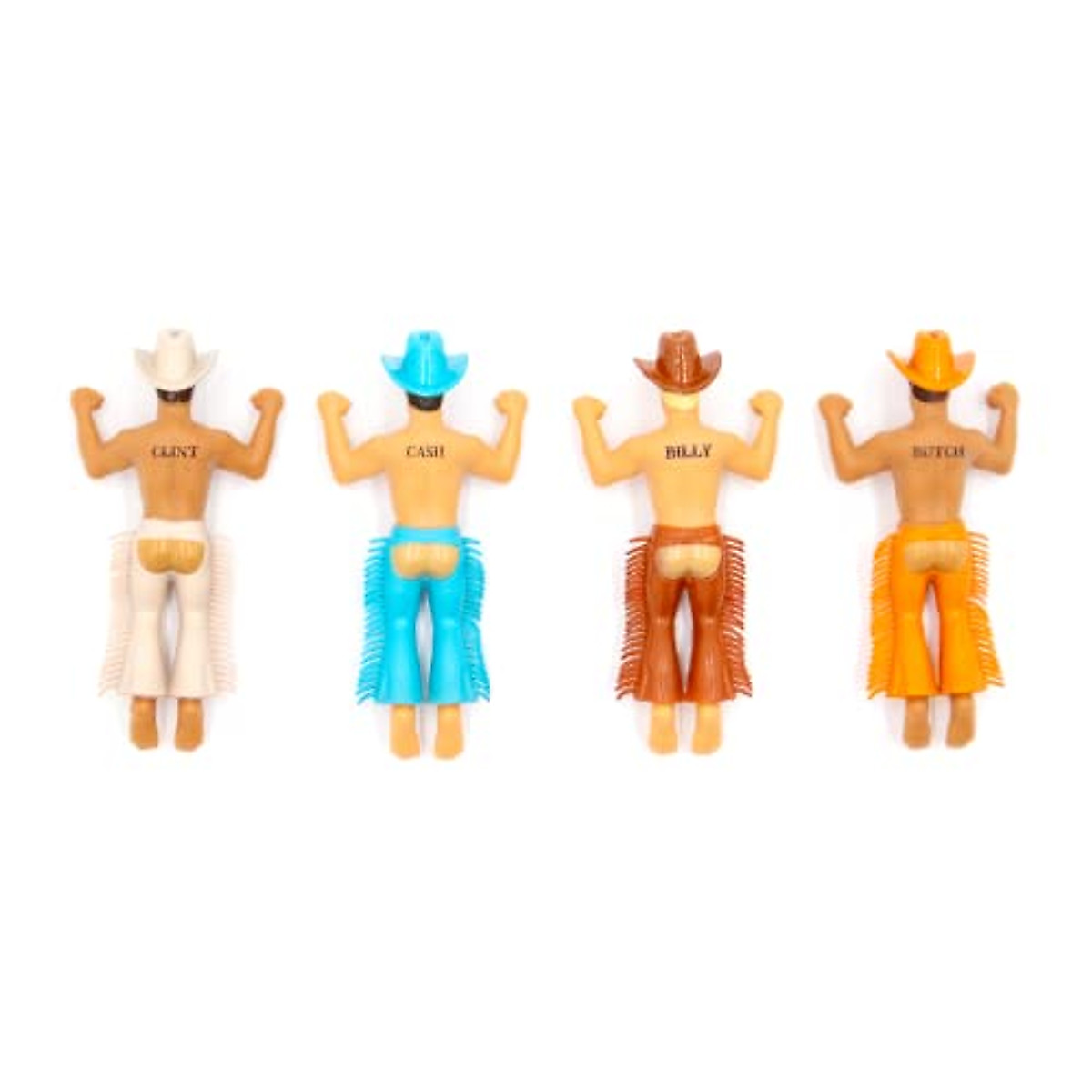 NPW Classic Chaps Reusable Markers, Original Drinking Buddies & Wine Glass Charms Bachelorette Party, Girls' Nights, Cowboy, Novelty Gifts