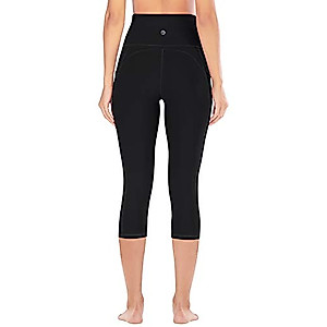 Ewedoos Capri Leggings for Women High Waisted Capri Leggings with Pockets for Women Yoga Pants Workout Capri Pants
