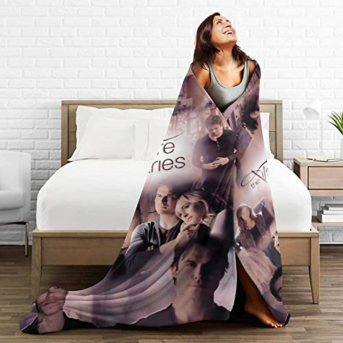 Christmas Flannel Fleece Blanket 50x40in Throw Blanket,Halloween Blanket, Ultra-Soft Lightweight Microfiber Plush Bed Blanket Queen Size for Bed, Sofa, Couch, Travel Blanket,50inchx40inch