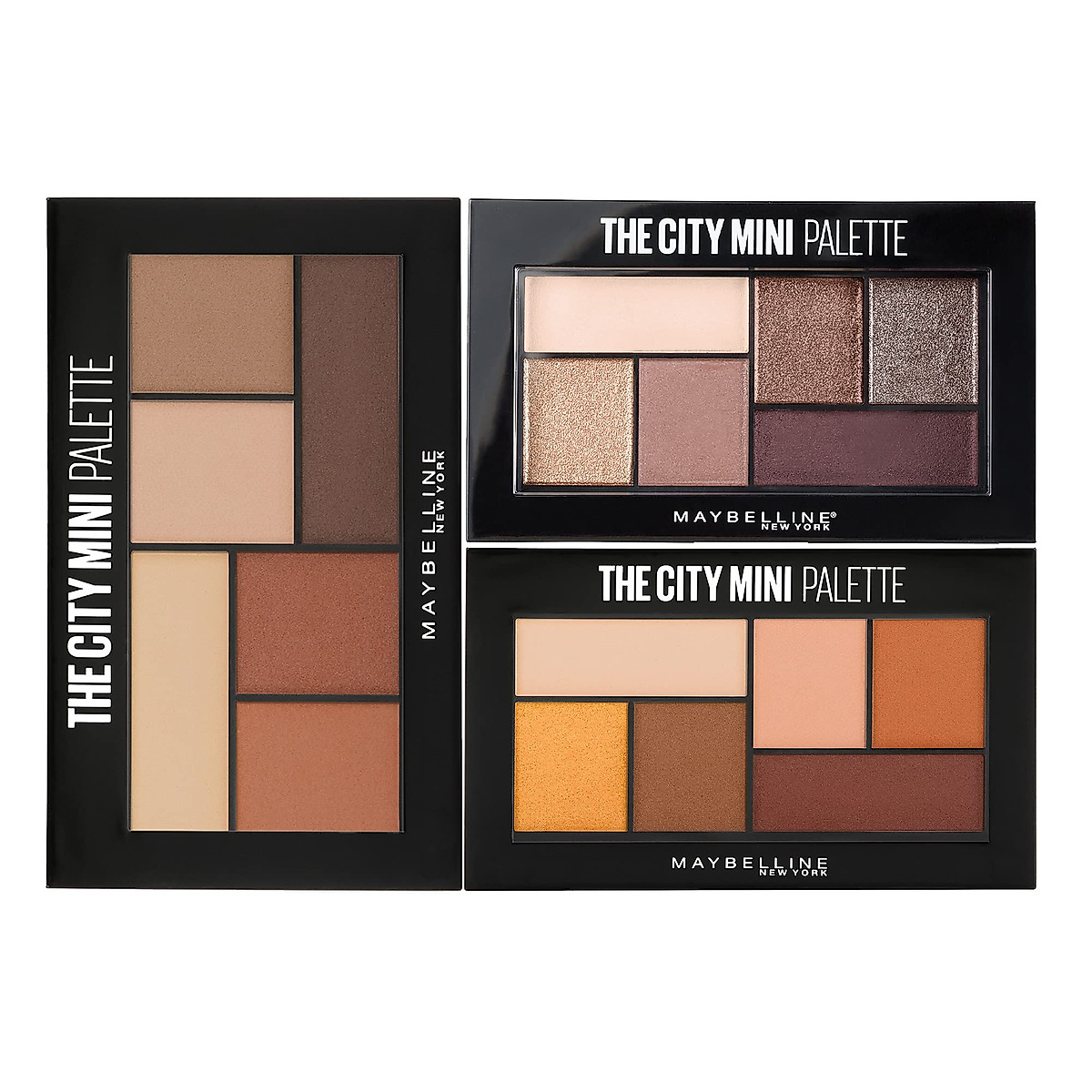 Maybelline New York The City Mini Eyeshadow Palette Makeup, Brooklyn Nudes, 0.14 oz.