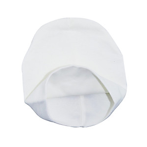 Bestjybt Baby Beanie Hats Infant Toddler Beanies Baby Girls Boys Soft Knit Kids Beanies Hat Cap (White, S(6-12 Months))