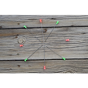 Black Rhino Blowguns 50 Caliber Blowgun Target Wire Darts 50 pcs Neon