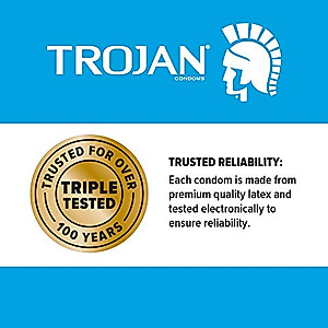 Trojan Ultra Thin Premium Lubricated Condoms - 12 Count