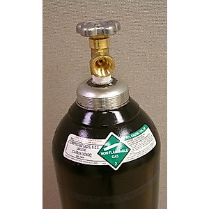 80 cu/ft 75% Argon 25% CO2 Welding Gas Cylinder Tank CGA 580 - FULL