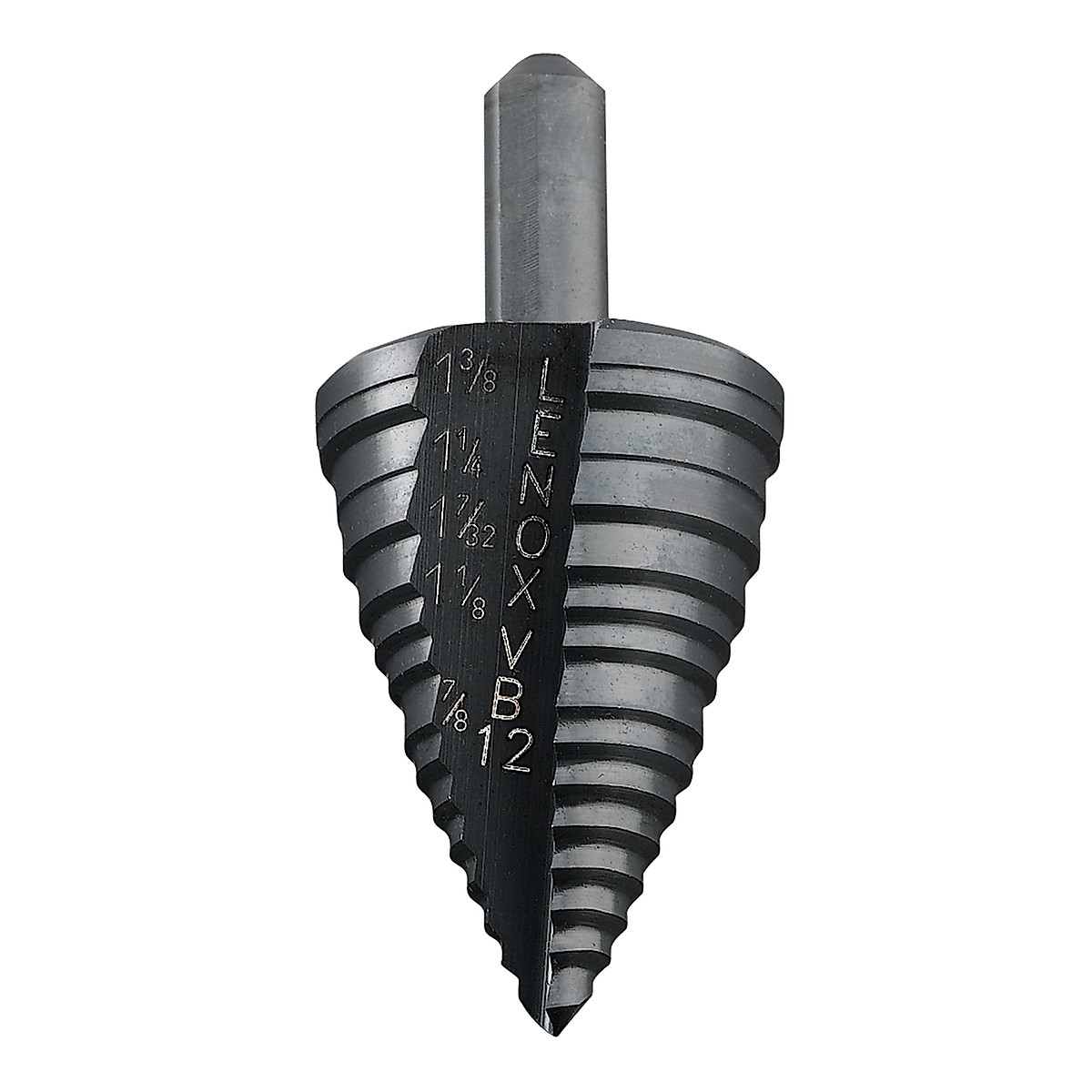 LENOX Step Drill Bit, 7/8-Inch to 1-3/8-Inch with 3/8-Inch Shank (30912VB12)