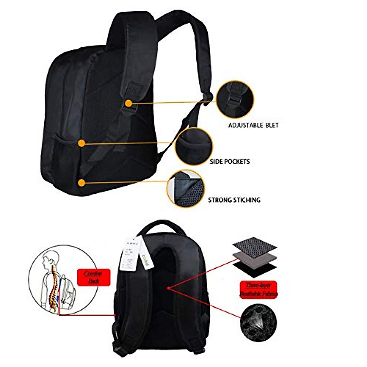 Marshmallow Backpack School Bag Student Bag For Kids Teenagers Marshmallow notebook backpack bundled backpack (E-1)