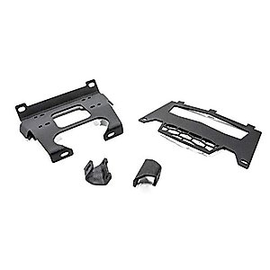 SuperATV Winch Mounting Plate for 2016-2020 Polaris RZR S 1000 | 2019-2020 Polaris RZR S4 1000 | Compatible with Many OEM and Aftermarket Winches | No Drilling Required!