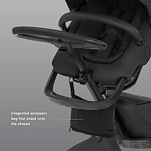 Stokke Xplory X Rain Cover, Black - Keep Baby Dry - Easy to Use, Transport & Store - Integrated Ventilation, Large Window & Safety Reflectors - Made from Water-Repellent Fabrics