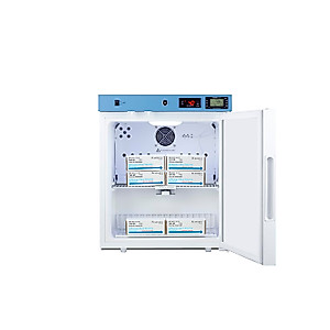 EQTemp 1.58 cu. ft Medical Refrigerator, NSF/ANSI 456 certified, Compact White- ACR161WNSF456