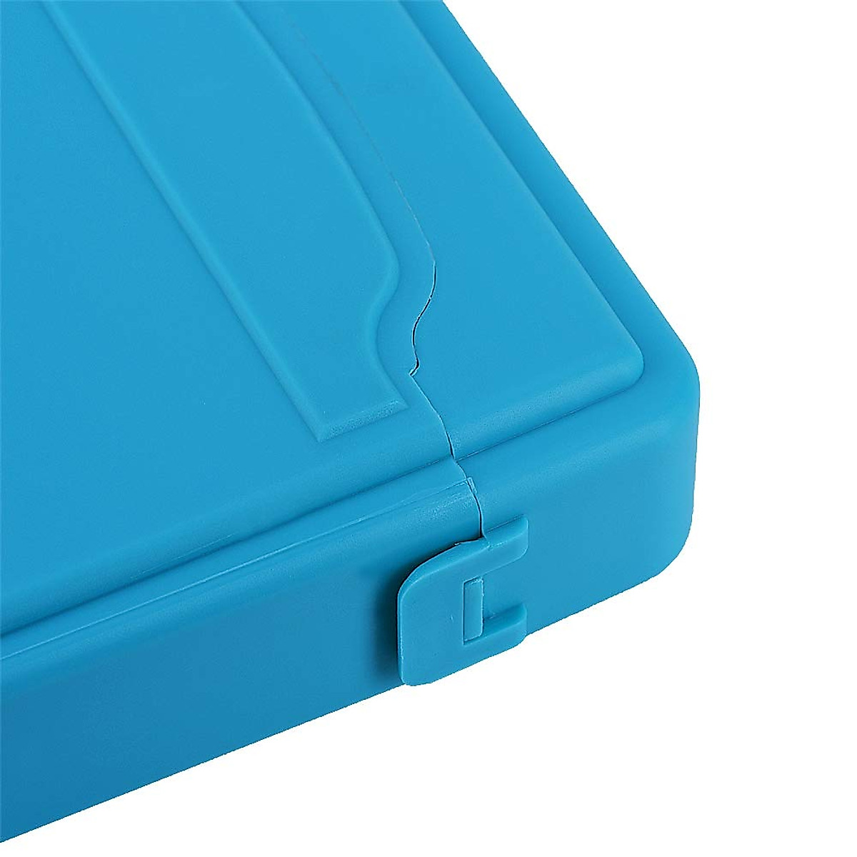 Portable 3.5 Inch HDD Case,Acogedor Professional Premium Anti-Static Hard Drive Disk Box for 3.5 Inch HDD Storage Moistureproof Dustproof Shockproof (Blue)