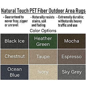 KOECKRITZ Rugs Indoor/Outdoor Hobnail Patterned Rug | Custom-Cut & Made-to-Order