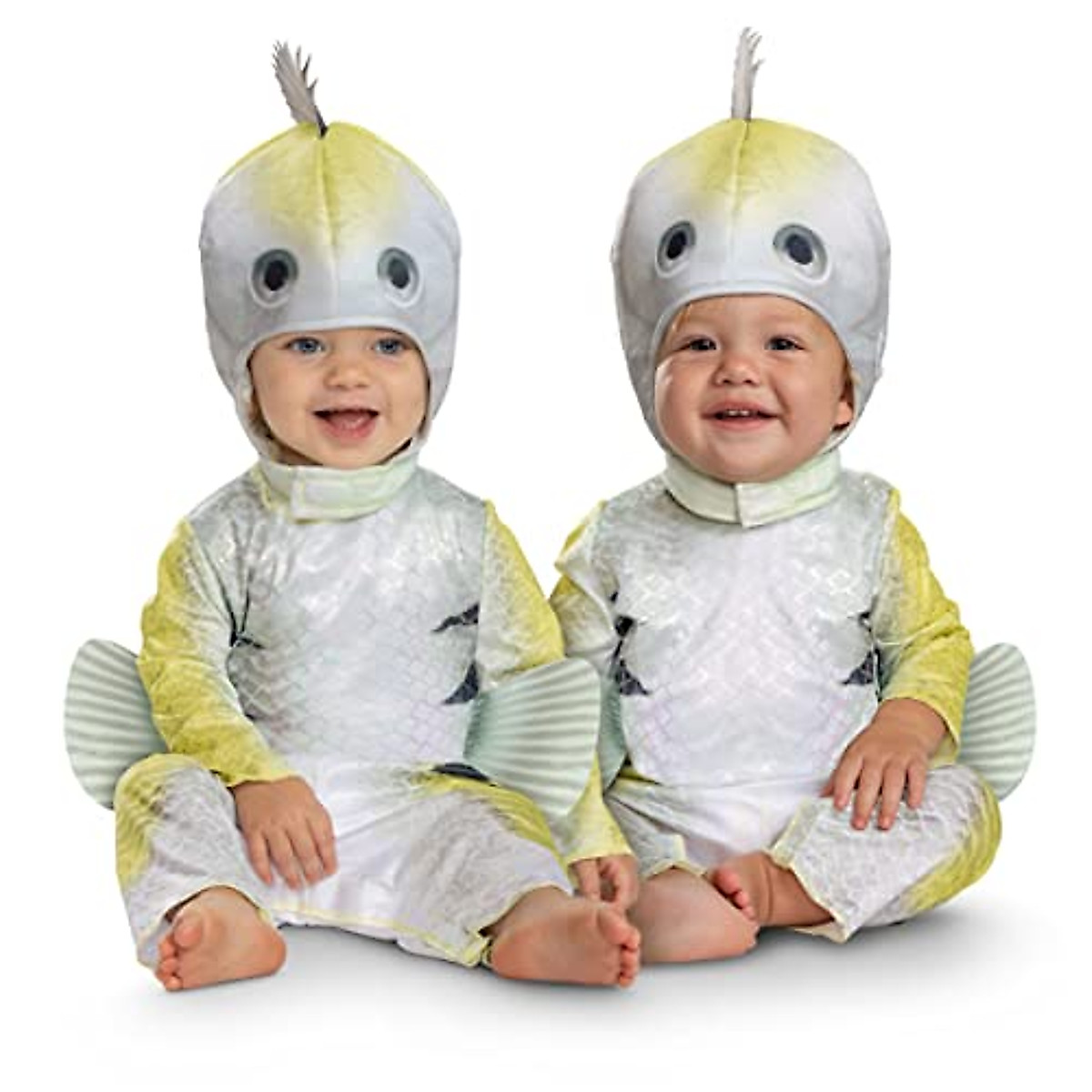 Flounder Infant Costume, Official Disney The Little Mermaid Live Action Costume Outfit, Size 12-18 months