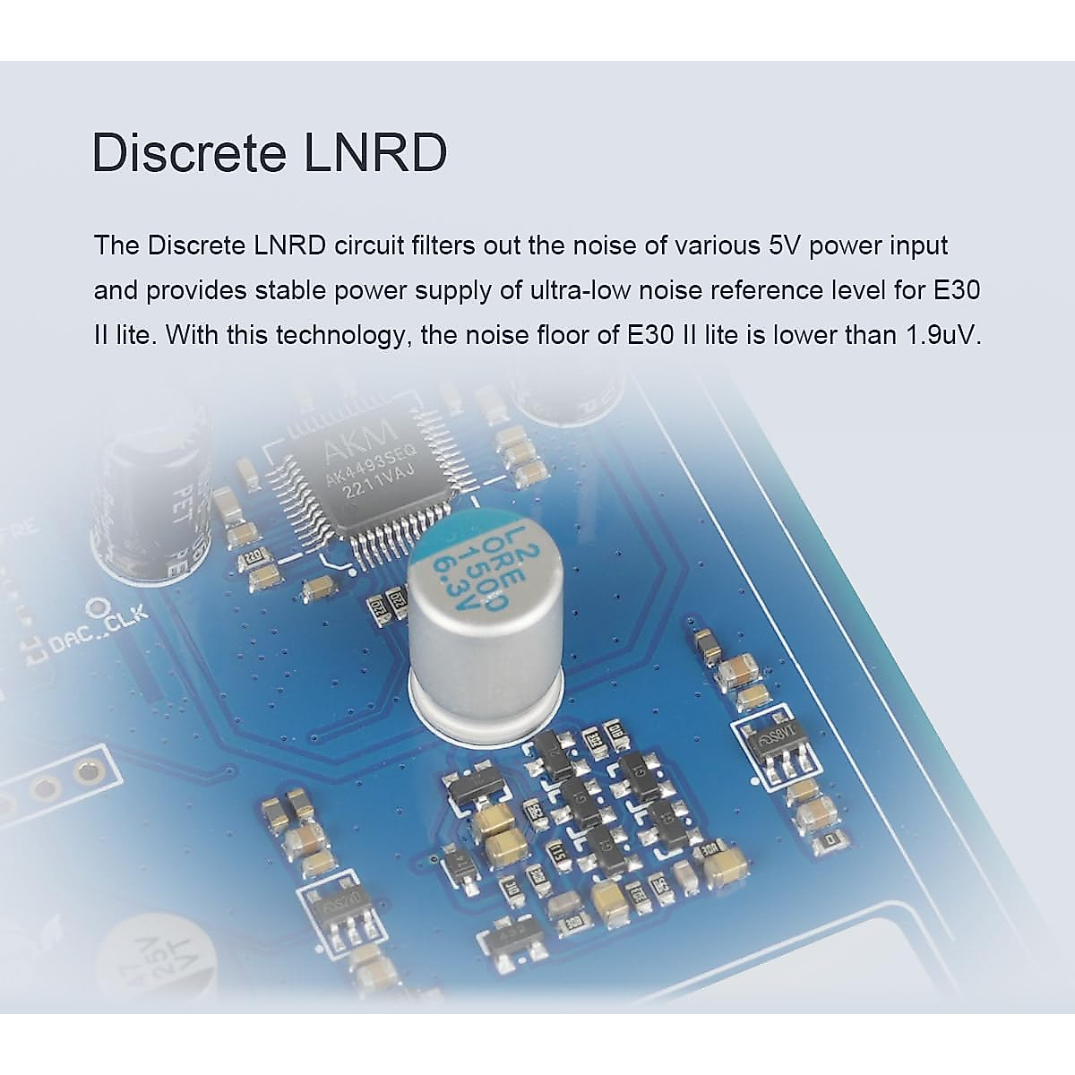 Topping E30II Lite AK4493S DAC Hi-Res Audio XMOS AU208 Touch Operation Preamp Decoder (Black)