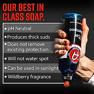 Adam's Car Wash Shampoo Bundle - 16oz & Gallon Refill Combo