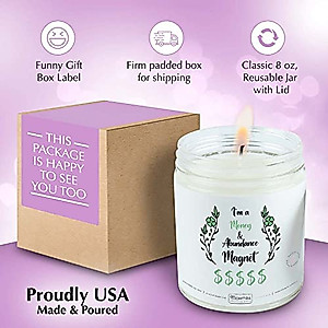 Birthday Gift for Women Mom Gift, 8oz Candle, Gifts for Bridal Shower Party, Money Cash Flow Boost, Anniversary Day, Soul Sister Girlfriend Wife BFF Bestie Online Dating Present