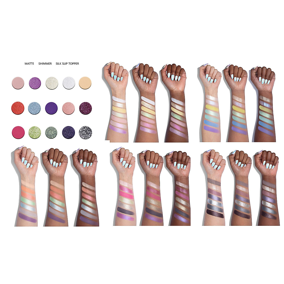 MYUANGO Blooming Up Eyeshadow Palette-35 Shades Matte Shimmer Glitter Makeup Palette for Beginners - Waterproof, Blendable, Long-Lasting - Cruelty-Free