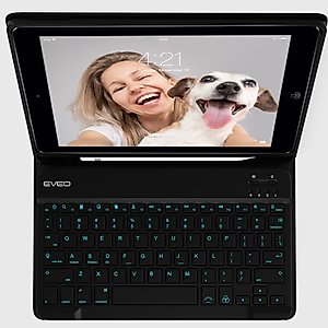 iPad 9th Generation Case With Keyboard 10.2"- 9th Generation iPad Case With Keyboard - Premium iPad Keyboard Case 9th Generation for iPad 9th/8th/7th Gen, 10.2 Inch iPad Case With Keyboard - Black