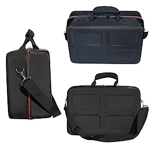 Traveling Storage Bag for PS5, Carrying Case for Sony Playstation 5 Console, Shockproof Scratchproof Hard Handbag, Store PS5 Controller, Pulse 3D Headset, and More Gaming Accessories (Black)