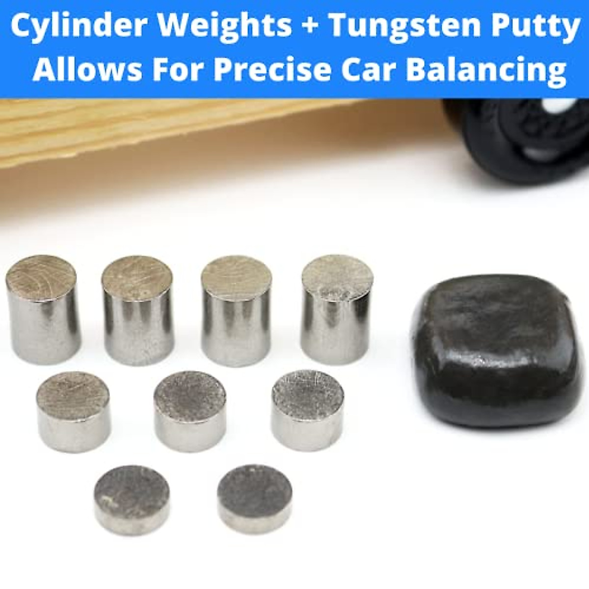 Pinewood Car Derby Weights Tungsten (4 Oz Bundle)
