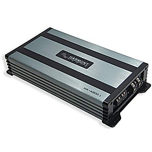Harmony Audio HA-A800.1 Car Stereo Class D Amp Mono 1600 Watt Subwoofer Amplifier - 1 Ohm Stable - Includes Bass Remote